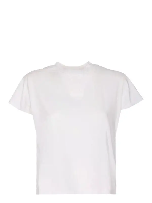 MAISON MARGIELA Embroidered Crew-neck T-shirt - White