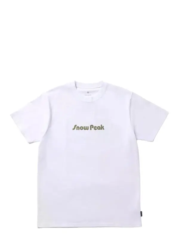 SNOW PEAK Unwind Graphic Print T-shirt - White