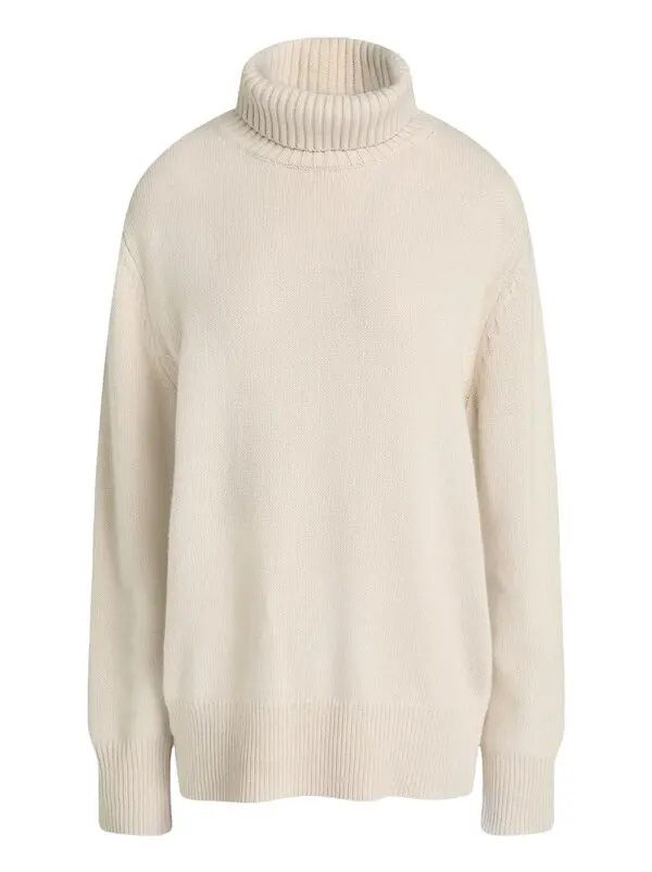 JOSEPH Knitted Turtleneck Sweater - Ivory