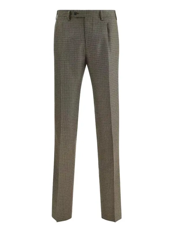 GERMANO 1952 Wool Tailored Trousers - Green