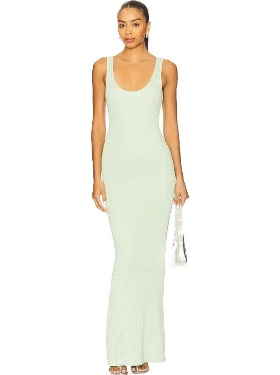 ASTA RESORT Ana Maxi Dress - Sage Sequin
