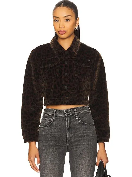 MOTHER The Short Stack Faux Fur Jacket - On The Prowl