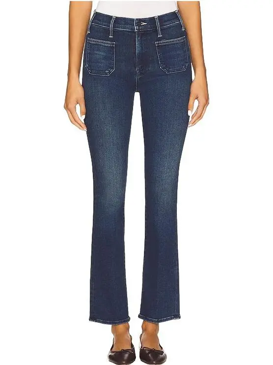 MOTHER The Patch Pocket Insider Flood Jeans - You're A Riot