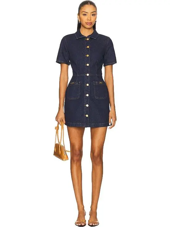 Paige Clementine Denim Shirt Dress - Bijoux