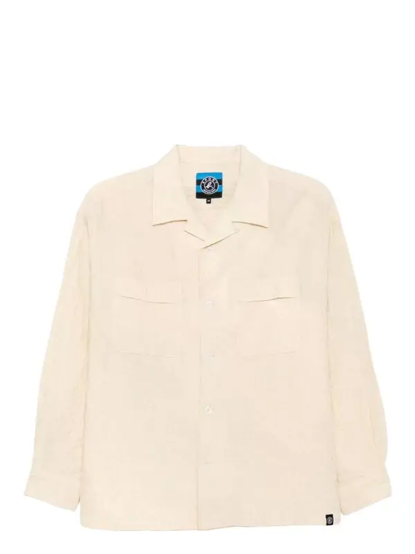 SPORT B. BY AGNÈS B. Seersucker Shirt - Neutrals