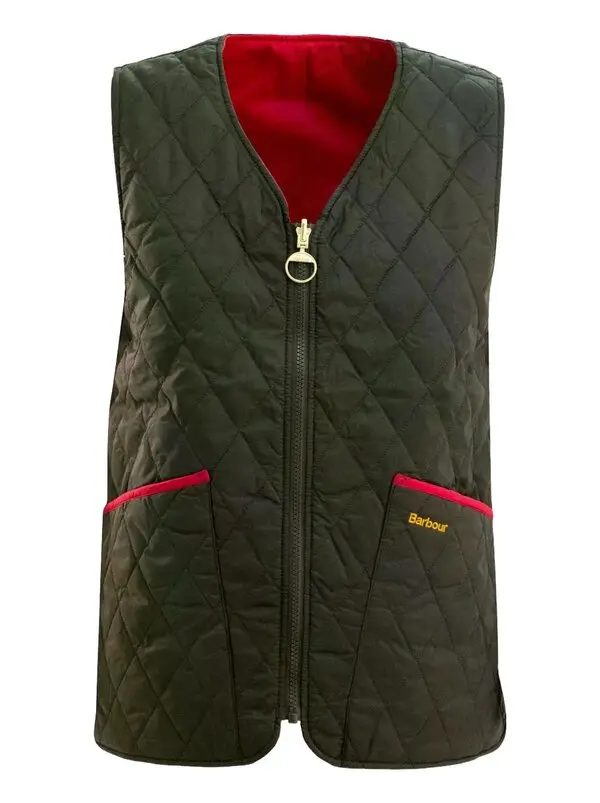 Barbour Diamond-quilted Gilet - Green