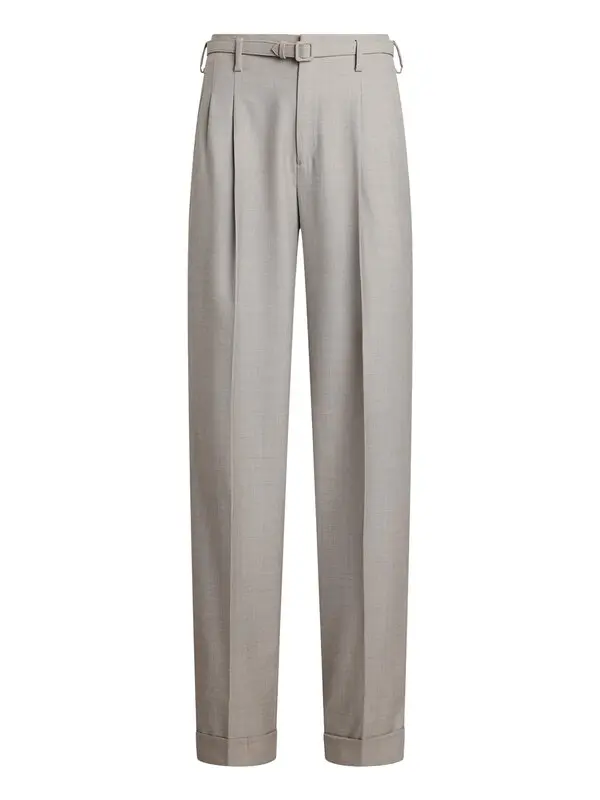 Ralph Lauren Wool Stamford Trousers - Grey