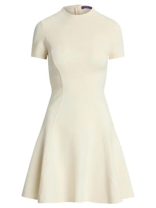Ralph Lauren Chiffon A-line Dress - Beige