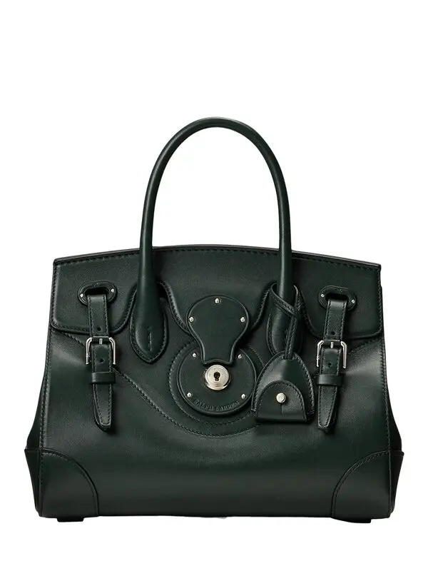 Ralph Lauren Leather Ricky 27 Top-handle Bag - Green
