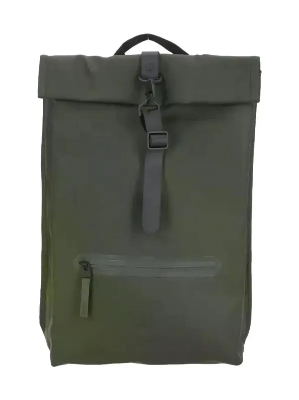 Rains Rolltop Rucksack Backpack - Green