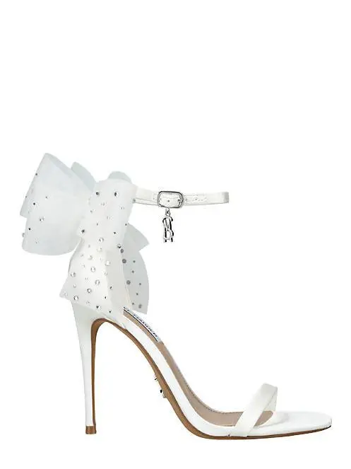 Steve Madden Nikole Satin Heels - White