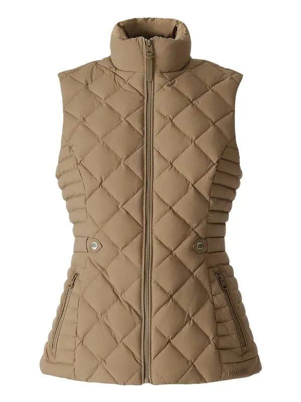 Mackage Stefania Diamond Quilted Down Vest - Otter