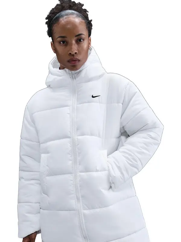 Nike Sportswear Classic Therma-fit Loose Hooded Parka - White