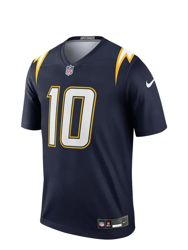 Nike Justin Herbert Los Angeles Chargers Dri-fit Nfl Legend Jersey - Blue