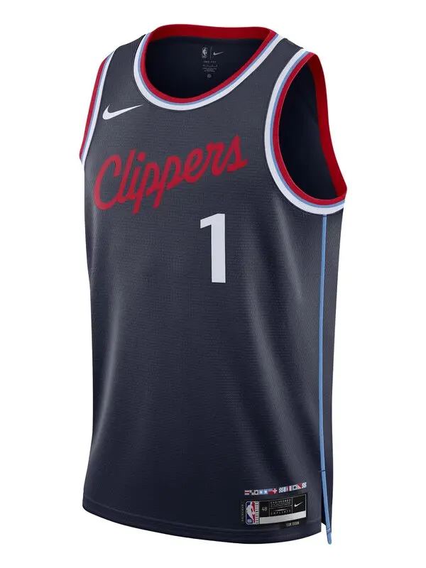 Nike James Harden La Clippers Swingman Icon Edition Dri-fit Nba Jersey - Blue