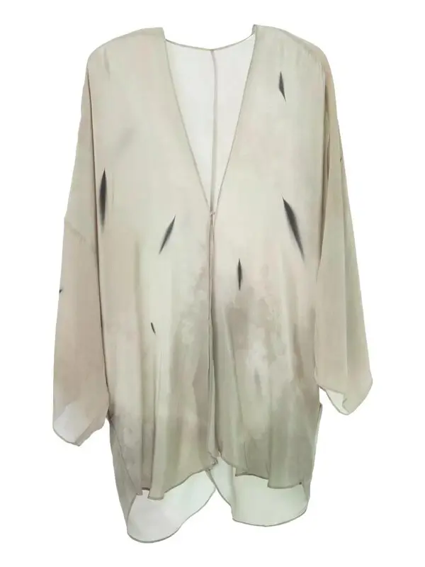 YANGKEHAN Printed Silk Blouse - Neutrals