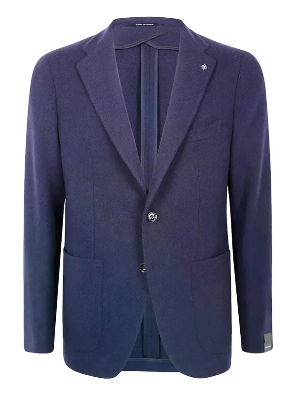 Tagliatore Two-button Wool Blazer - Blue