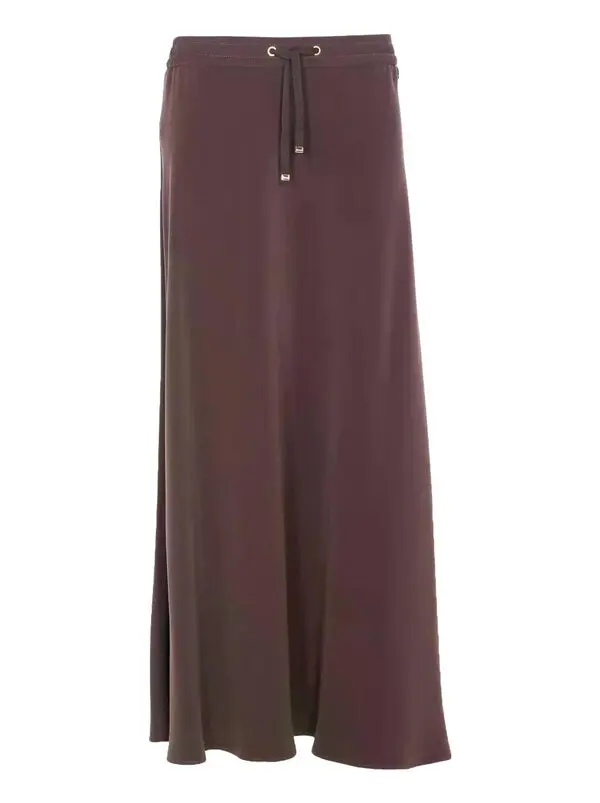 Herno Elasticated-waist Drawstring Skirt - Brown