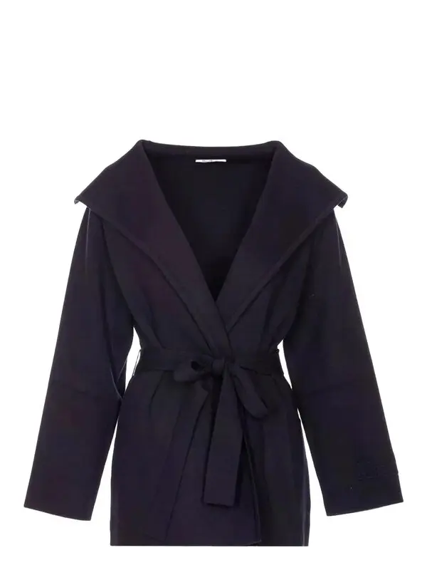 Max Mara Belted Coat - Blue