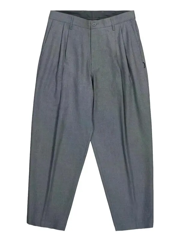 NEIGHBORHOOD Two Tuck Pleated-pocket Trousers - Grey