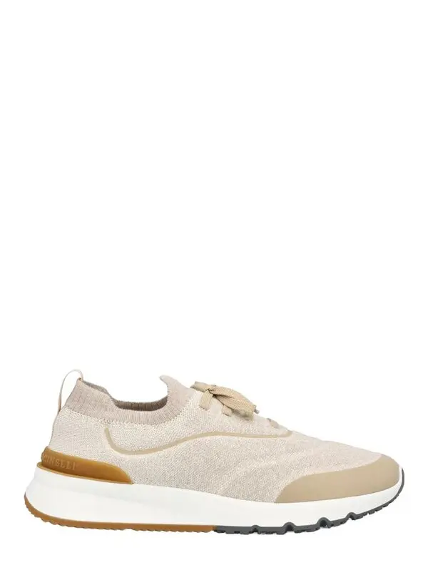 Brunello Cucinelli Knitted Sneakers - Beige
