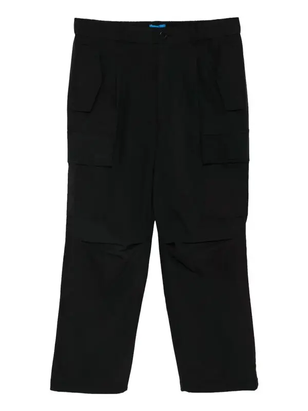 AGNES B. Logo-patch Trousers - Black
