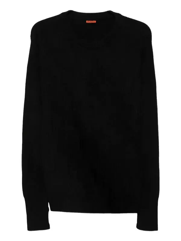 Barena Venezia Ribbed Crew-neck Sweater - Black