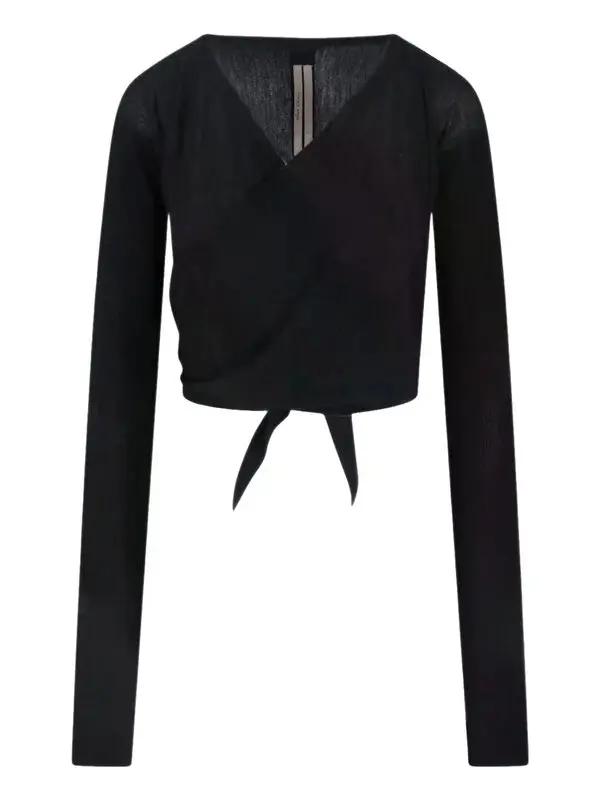Rick Owens Ribbed Cardigan - Black