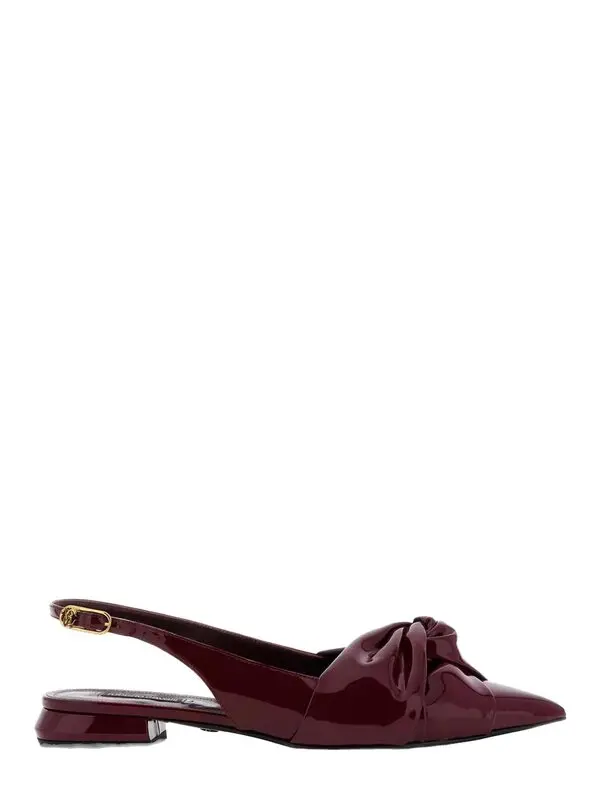 Roberto Cavalli Pointed-toe Flat Pumps - Purple