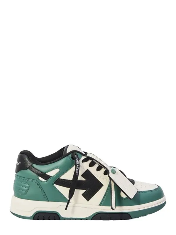 Off-White Tricolor Out Of Office Sneakers - Green