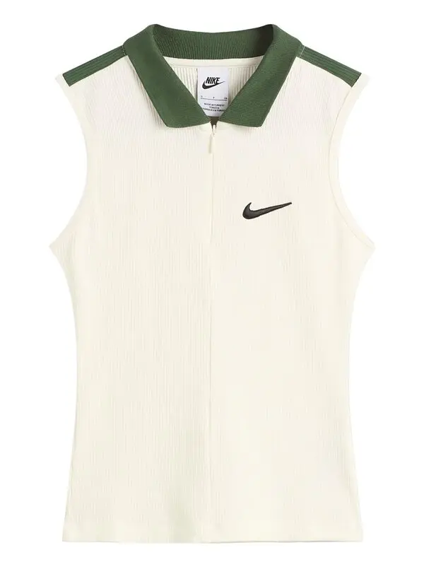 Nike Sports Fitted Tank - Sail/fir