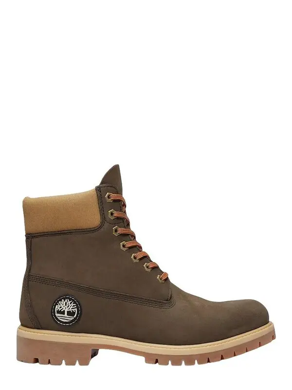 Timberland 6" Premium Waterproof Boots - Dark Brown/olive