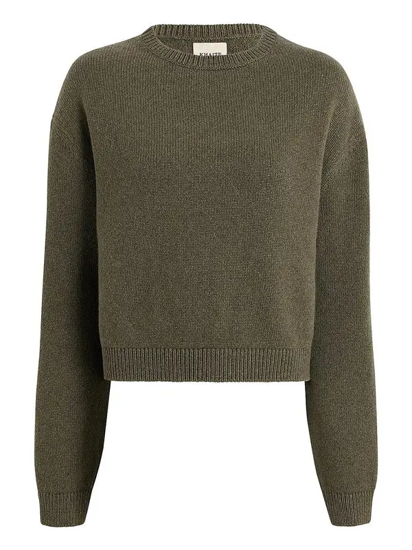 Khaite Milo Cashmere Sweater - Pine