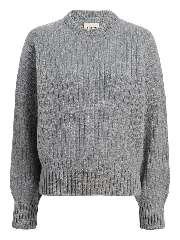 Khaite Lennox Cashmere Sweater - Fog