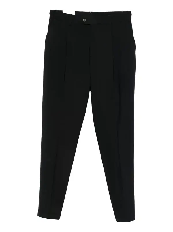 Eleventy Pleated Trousers - Black