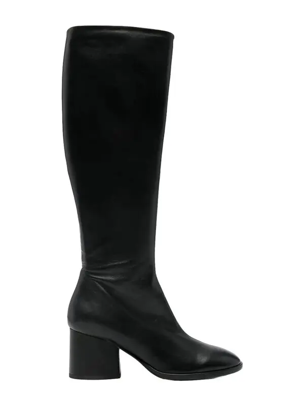 AeydĒ Ariana Nappa-leather Block-heel Boots - Black