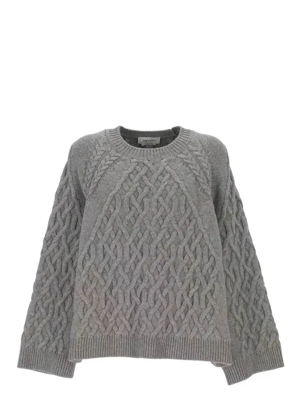 Alexander McQueen Cable-knit Wool Sweater - Grey