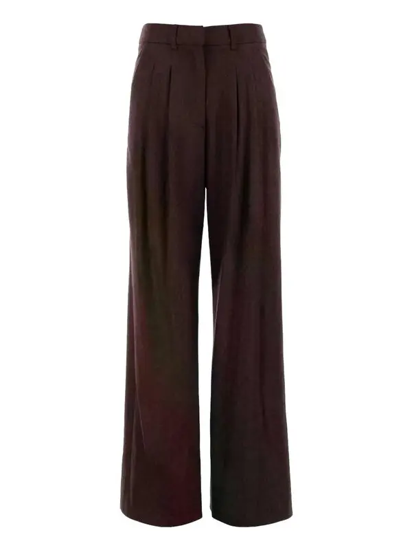 PT TORINO Pleated Trousers - Red