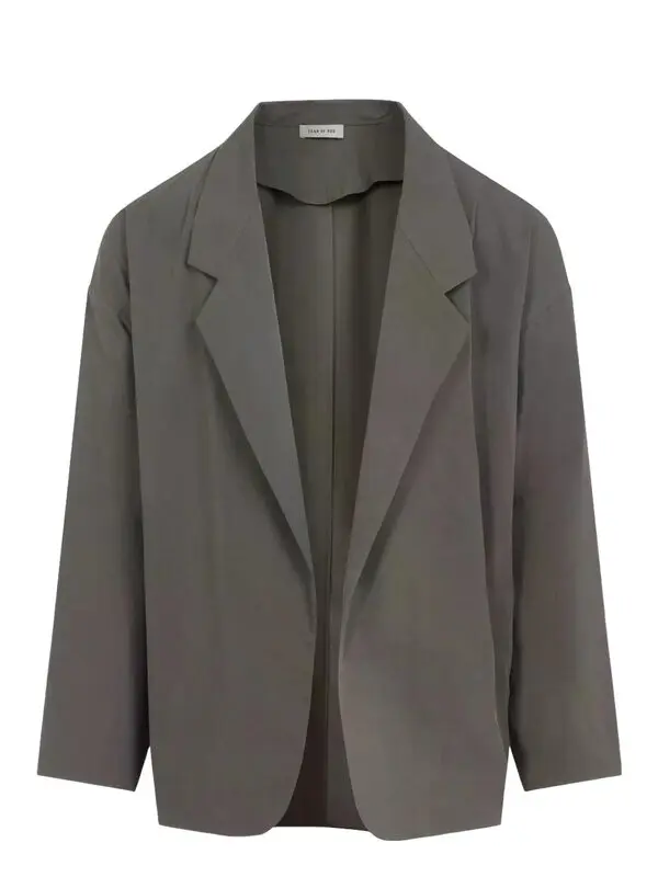 Fear Of God Lapel-collar Blazer - Grey