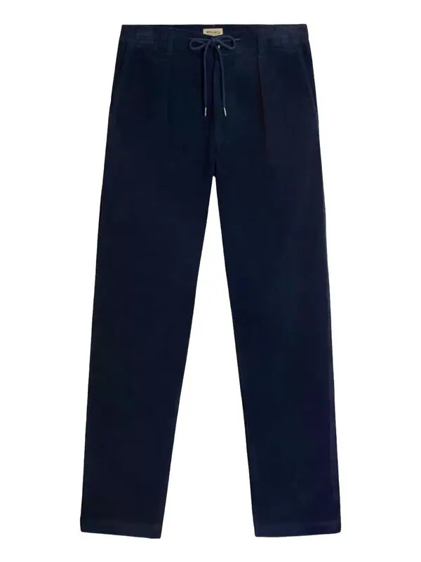Woolrich Pleated Drawstring Trousers - Blue
