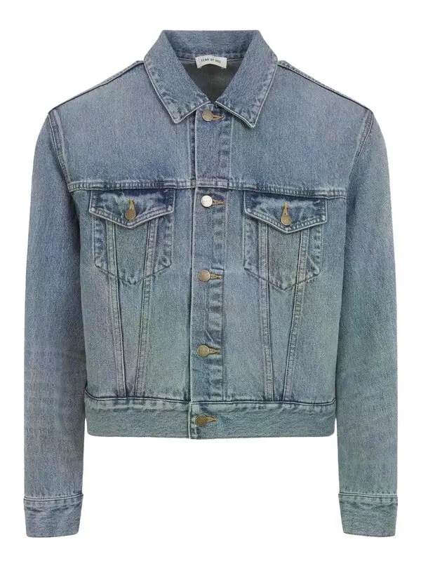 Fear Of God Button-fastening Denim Jacket - Blue