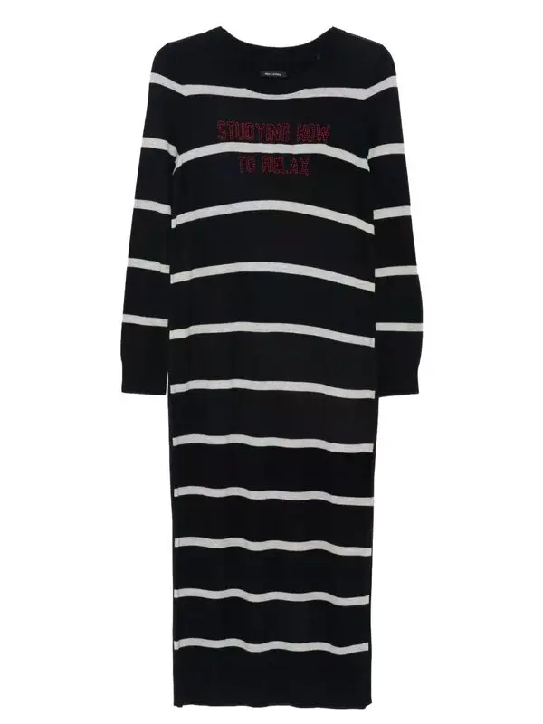 Marc O'polo Stripe-pattern Midi Dress - Blue