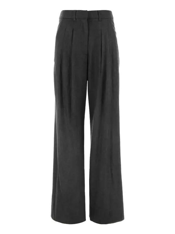 PT TORINO Pleated Front Trousers - Brown