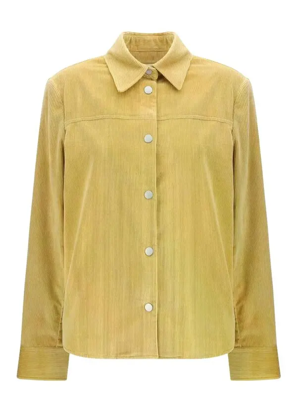Jacob Cohen Corduroy Button-down Shirt - Yellow