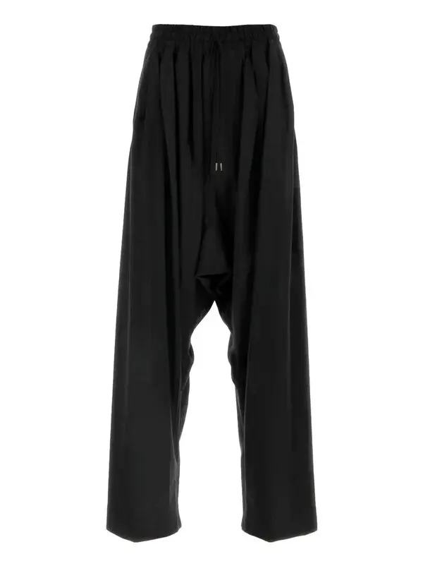 VIVIENNE WESTWOOD Wool Drawstring Trousers - Black