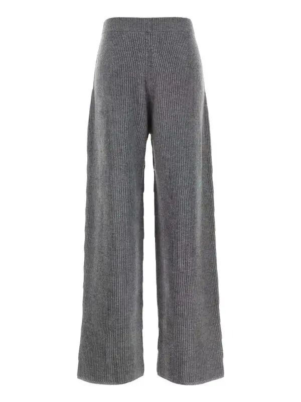 Sportmax Ribbed Trousers - Grey