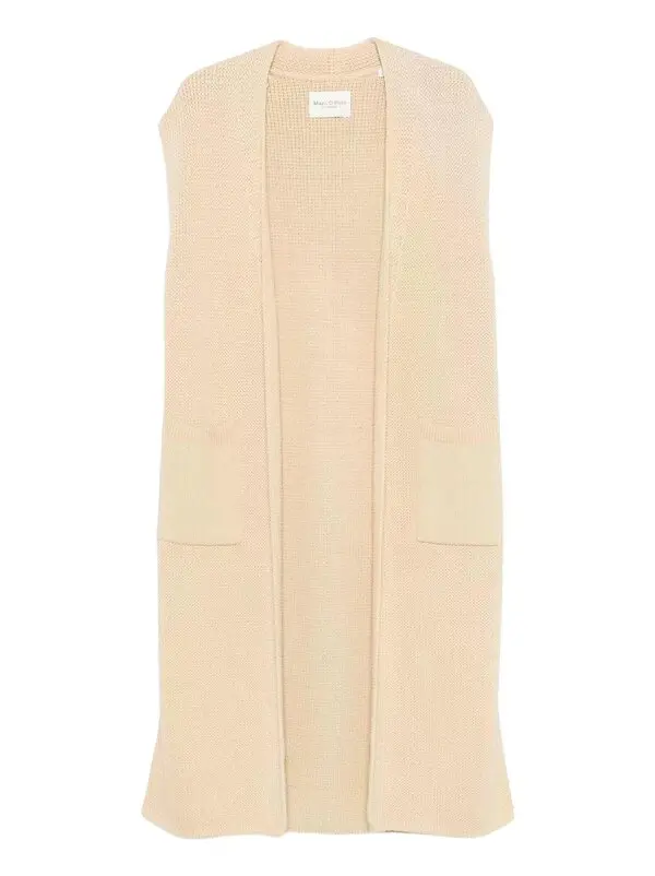 Marc O'polo Knitted Coat With Pockets - Neutrals