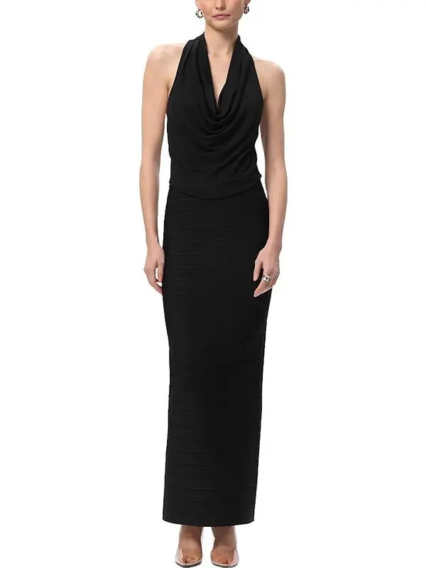 Herve Leger Lia Gown - Black