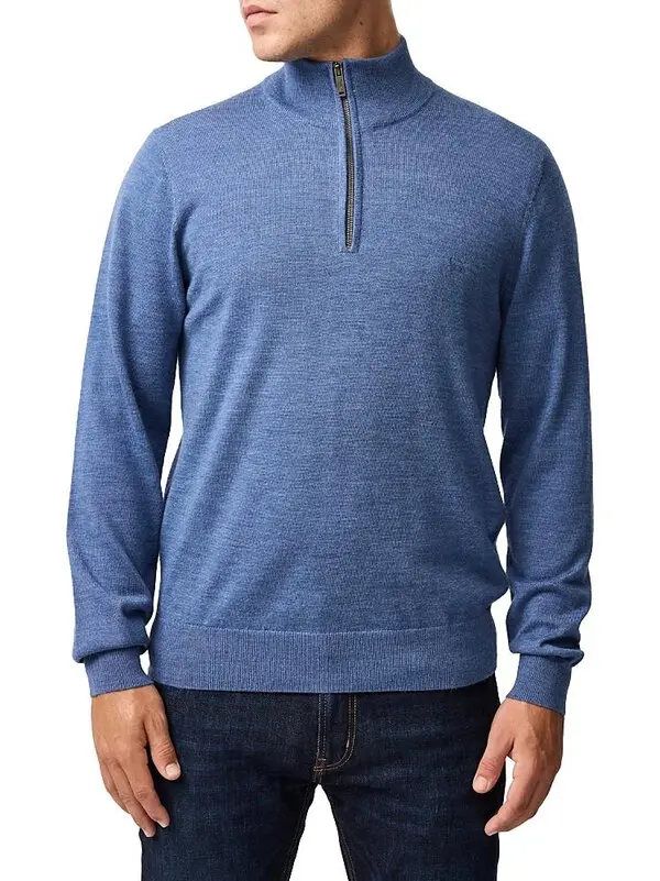 Rodd & Gunn Nobles Merino Wool Sweater - Ocean