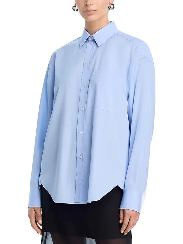 Wardrobe.NYC Oversize Shirt - Blue